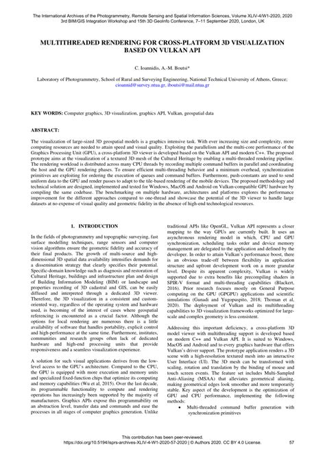 pdf multithreaded rendering for cross platform 3d visualization based
