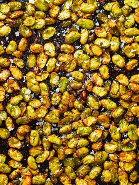 Homemade Roasted Broad Beans Recipe Forkful Of Plants