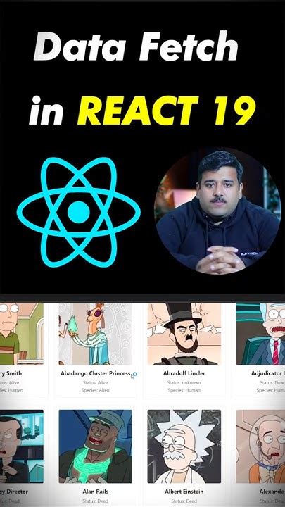 Learn Data Fetching In React Js 19 ⚛️ Tutorial Datafetching Api