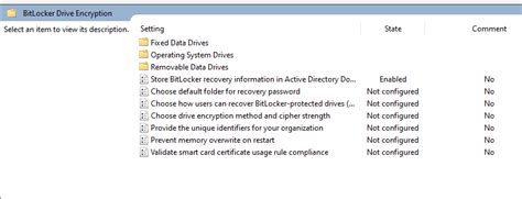 Bitlocker Gpo Missing Options Microsoft Qanda
