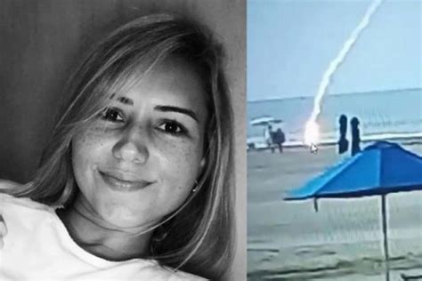 Молния убила женщину на пляже в Колумбии инцидент попал на видео
