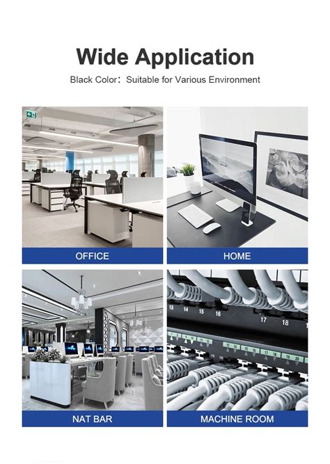 Ampcom Cat7 Flat Ethernet Cable Shielded Rj45 Network Patch Cable 10gbps 600mhz Gold Plate Lan