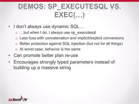 Ten Query Tuning Techniques Every Sql Server Programmer Should Know Pptx