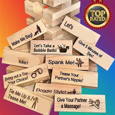 Naughty Couples Sex Block Tower Jenga Game Handbags Apparel Men Daily Deals Discounts And Vouchers