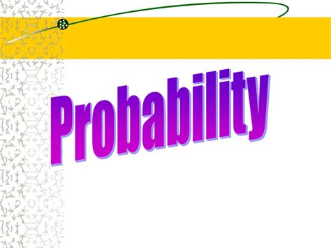 PPT Probability PowerPoint Presentation Free Download ID