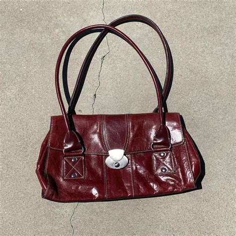 East5th Cherry Leather Purse🍒 Lorelai Gilmore Red Depop In 2023 Red Leather Handbags