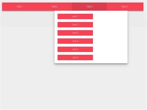 Material Design Nav Bar With Hover Dropdown