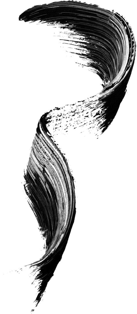 毛笔字汉字笔画墨点 7