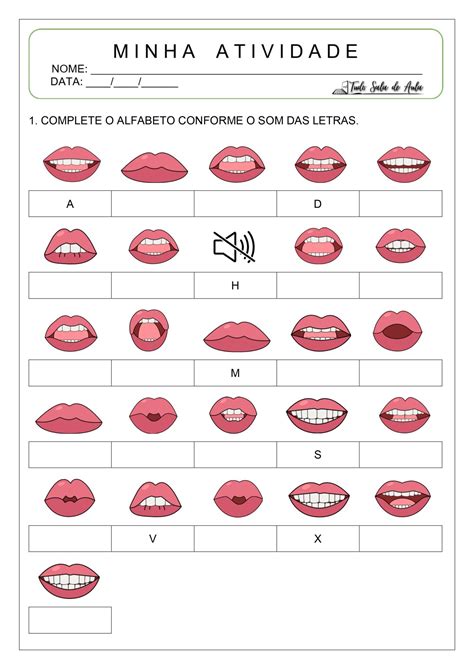 Atividades Do Método Fônico Para Alfabetização Tudo Sala De Aula