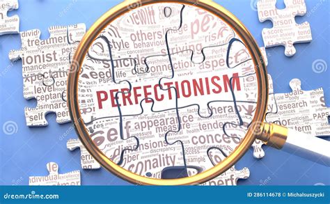 Perfectionism And Related Ideas On A Puzzle Pieces A Metaphor Showing