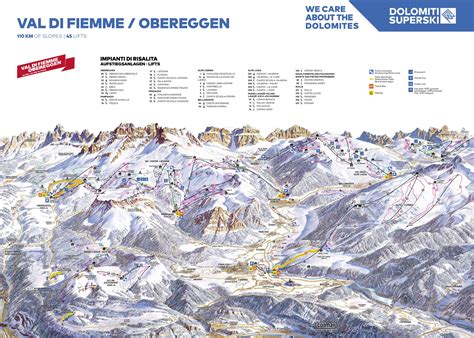 Val Di Fiemme Ski Resort Piste Maps Free To Download Weski