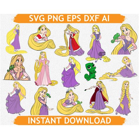 Rapunzel Svg Rapunzel Png Rapunzel Eps Rapunzel Tangled S Inspire Uplift