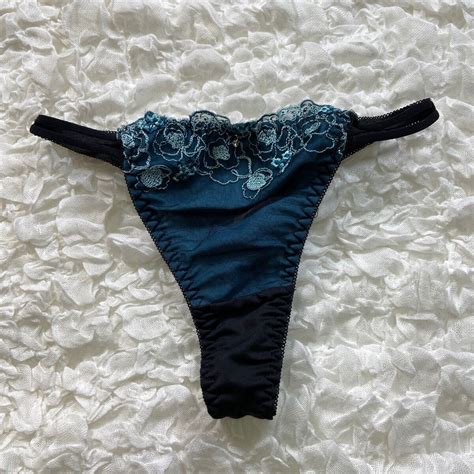 未使用L レディース ショーツ 下着 衣類 服 インナー パンツ パンティ ランジェリー 緑 グリーン 黒 ブラック 花柄 刺繍 Tバック ティーバックの落札情報詳細 ヤフオク落札価格