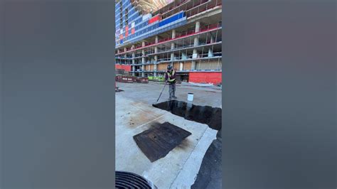 Primer Application Elastocol 500 Construction Torchon Work Satisfying Roofing