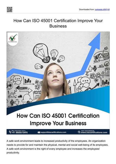 Ppt How Can Iso 45001 Certification Improve Your Business Powerpoint Presentation Id