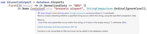 Visualize Entity Framework Relationships And Additional Query Analysis