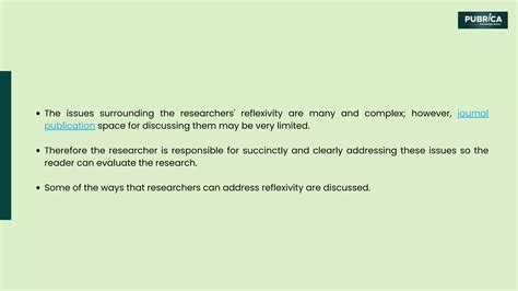 Reflexivity In Qualitative Research W10 Pdf