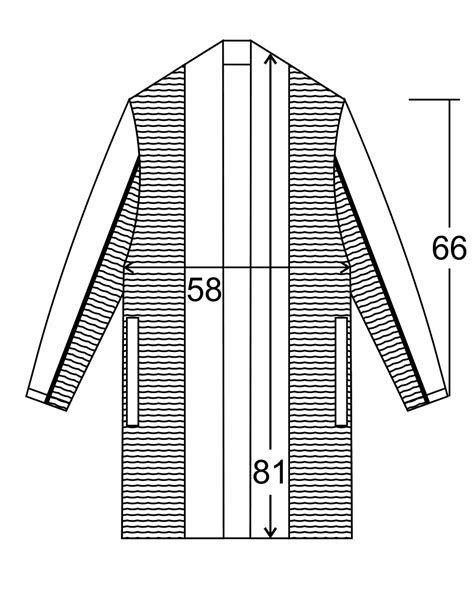 Cardigan Technical Drawing At Explore Collection