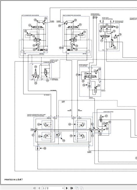 Bobcat T66 Hydraulic And Electric Schematic