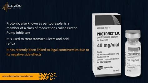 Ppt Unforeseen Consequences Understanding Protonix Lawsuits And Side