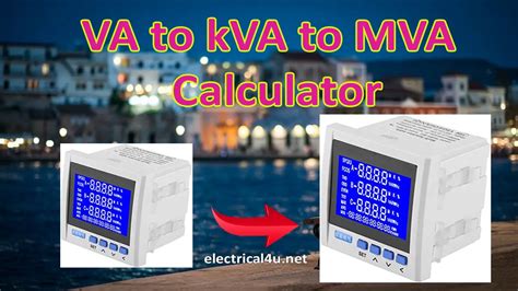 VA To KVA To MVA Converter Electrical4u