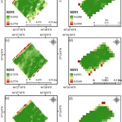 Generated Vegetation Cover Maps Using Ndvi In The Arcgis 106 Software