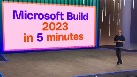 Microsoft Build Event In 5 Minutes Youtube