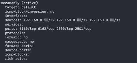 Veeam Hardened Repo Firewalld Security Zones Veeam Community Resource Hub