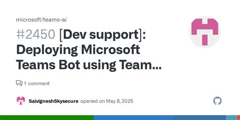 [dev support] deploying microsoft teams bot using teams toolkit ai library bot starts locally