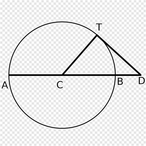 Euclids Elements Circle Secant Line Point Euclidean Angle Triangle