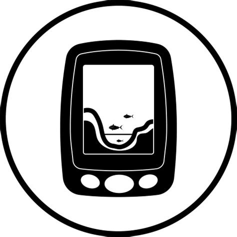 Icon Of Echo Sounder Royalty Free Vector Image