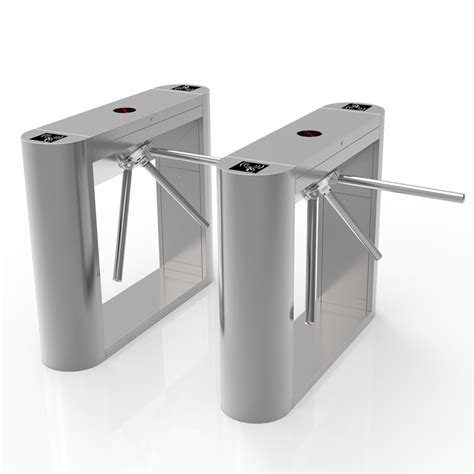 S4a Access High Security Waist High Face Recognition 3 Arm Pedestrian Tripod Turnstile Barrier