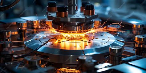 Premium Photo Closeup View Of The Inner Workings Of An Euv Lithography Machine Concept