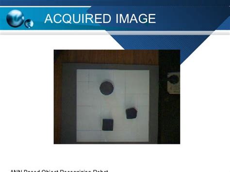 artificial neural network based object recognizing robot