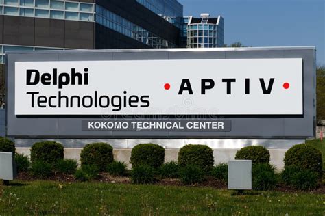 Logotipo De Delphi Technologies Fotografia Editorial Imagem De Companhia Sinais