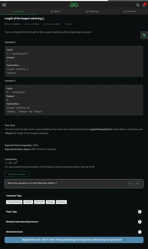Parkhi Garg On Linkedin 🎯solved A Two Pointer And Sliding Window Problem 🎯 Came Across A Good