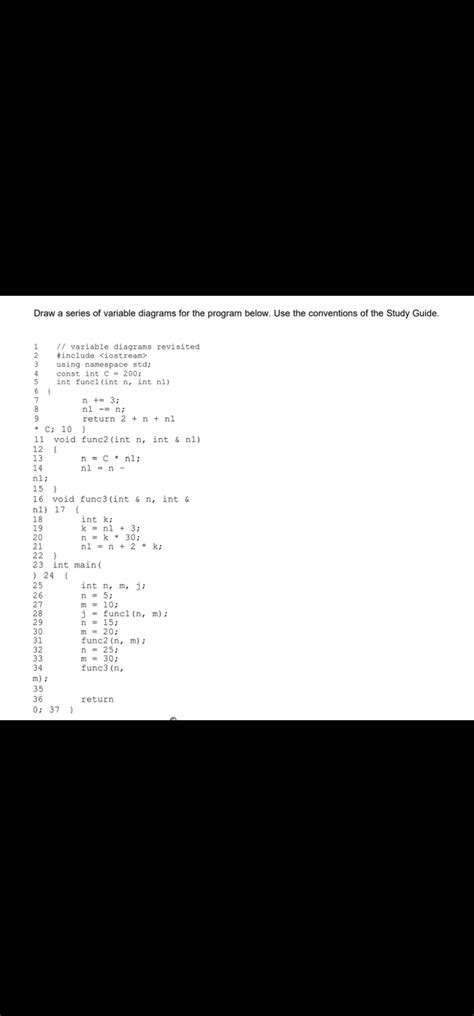 Draw A Series Of Variable Diagrams For The Studyx Draw A Series Of Variable Diagrams For The Studyx