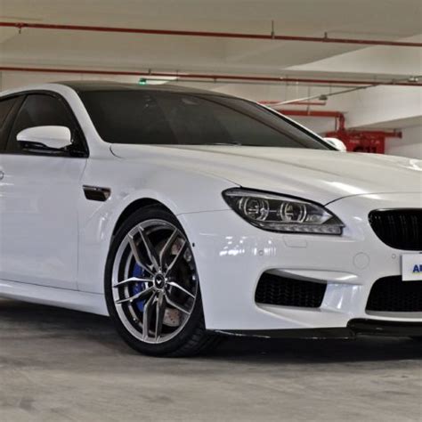 Bmw M6 F06 White With Vorsteiner V Ff 105 Aftermarket Wheels Wheel Front