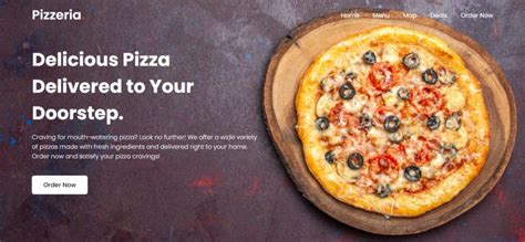 Dhanshree Bhosale On Linkedin Html Css Javascript Responsivedesign Pizza Cafe Webdesign