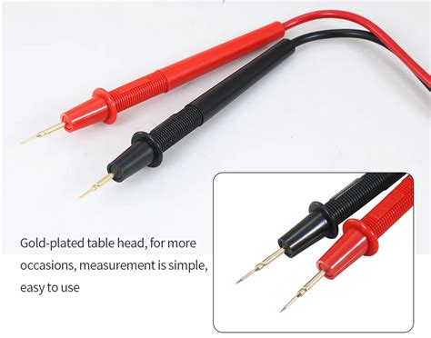 범용 프로브 테스트 리드 디지털 멀티 미터 바늘 팁 멀티 미터 테스터 리드 프로브 와이어 펜 케이블 10a Buy 멀티 미터 테스터리드 프로브 와이어 펜 케이블 테스트