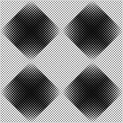 Geometrical Abstract Monochrome Dot Pattern Background Design Stock Vector Illustration Of