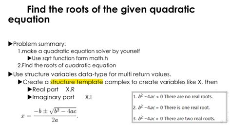 Solved Find The Roots Of The Given Quadratic Equation Chegg Com