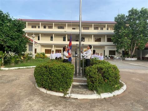 គោរពទង់ជាតិថ្ មន្ទីរអប់រំ យុវជន និងកីឡា ខេត្តឧត្ដរមានជ័យ