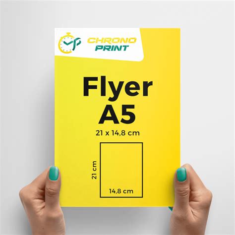 Impression De Votre Flyer A5 Publicitaire En Ligne Au Maroc Chronoprint