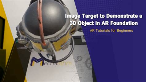 Image Target To Demonstrate A 3d Object In Ar Foundation 39 Ar Tutorials For Beginners