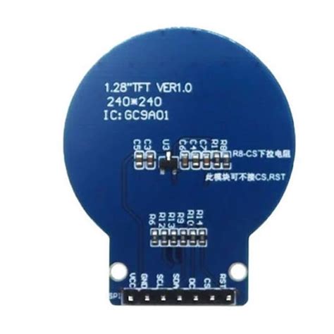Pantalla Circular Lcd Tft 1 28” Spi 240×240 Gc9a01 ElectrÓnica