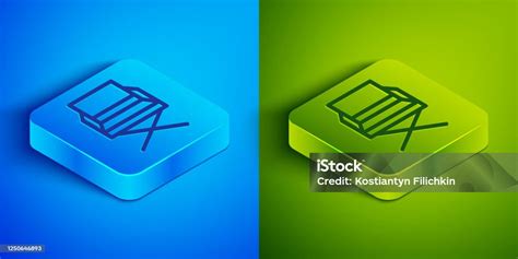 파란색과 녹색 배경에 격리 된 등극 라인 감독 영화 의자 아이콘 영화 산업 정사각형 버튼입니다 벡터 일러스트레이션 가구에 대한 스톡 벡터 아트 및 기타 이미지 Istock