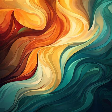 Premium Photo Flowing Curves Abstract Design With Artistic Elegance