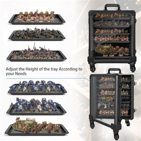 Weliday Miniatures Storage Case Miniatures Transport