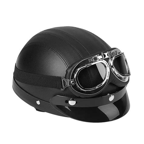 Motorcycle Helmet Synthetic Leather Vintage Motorcycle Cruiser Tourings